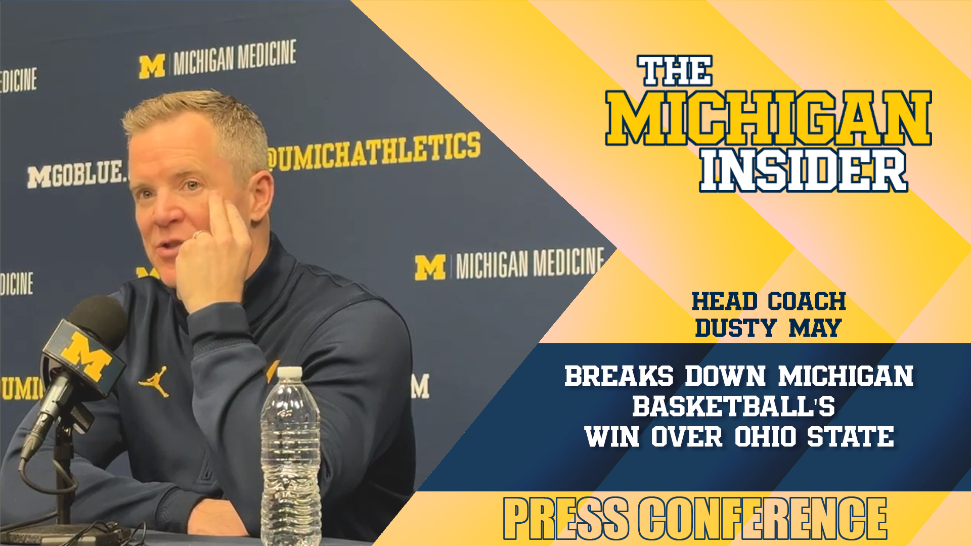 TMI - Michigan Basketball Presser - Dusty May talks about how the ...