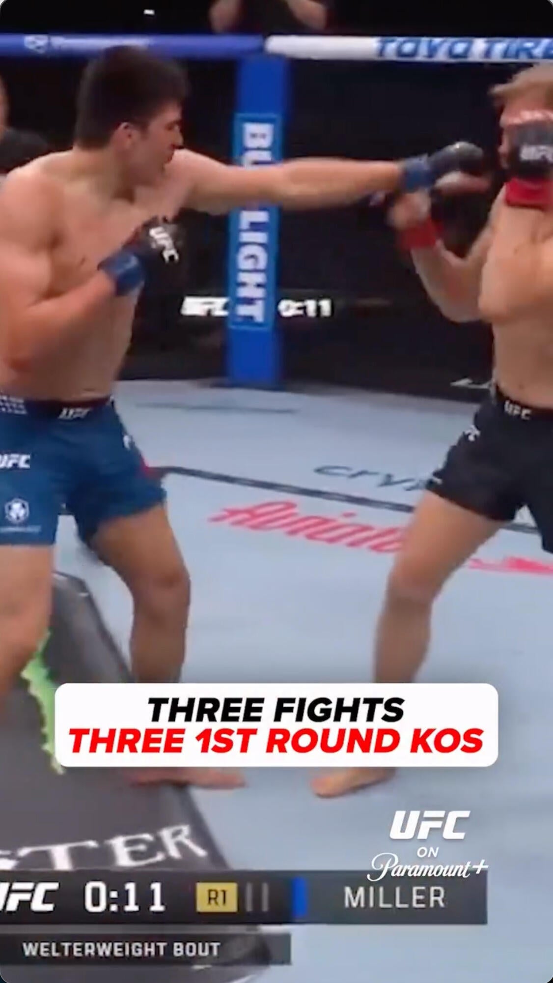 3 fights. 3 1st round KOs! Stream of UFC - CBS Sports
