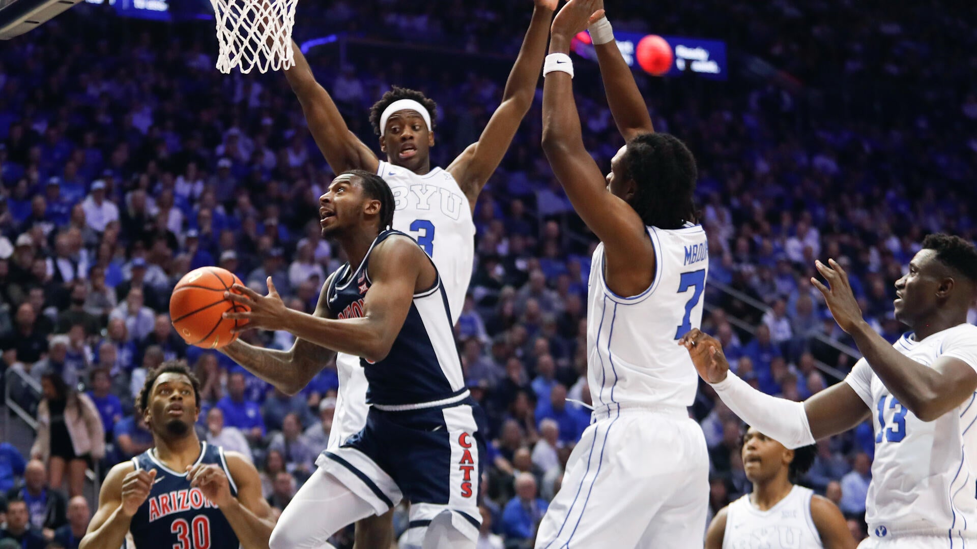 MBB Recap: No. 1 Arizona Outlasts No. 13 BYU To Stay Perfect Stream of ...
