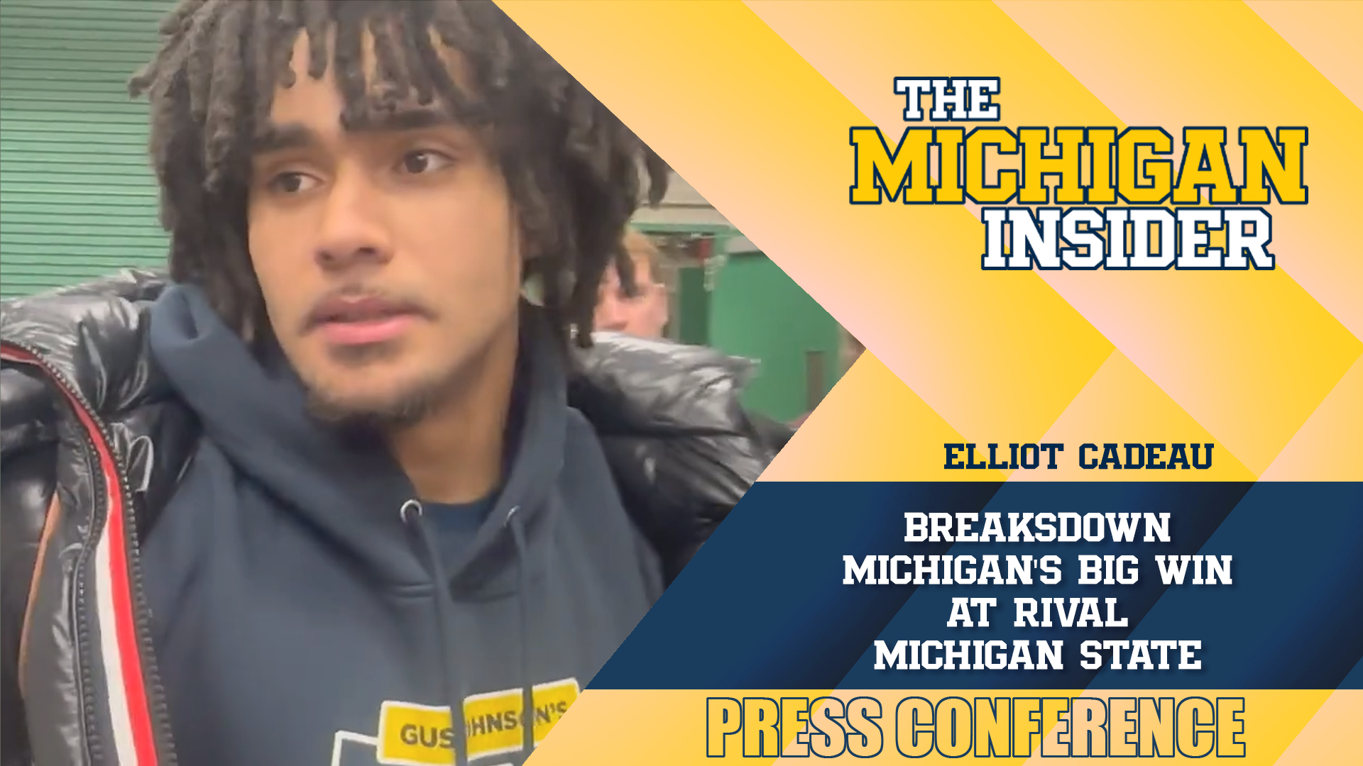TMI - Michigan Basketball Presser - Elliot Cadeau breaks down Michigan ...