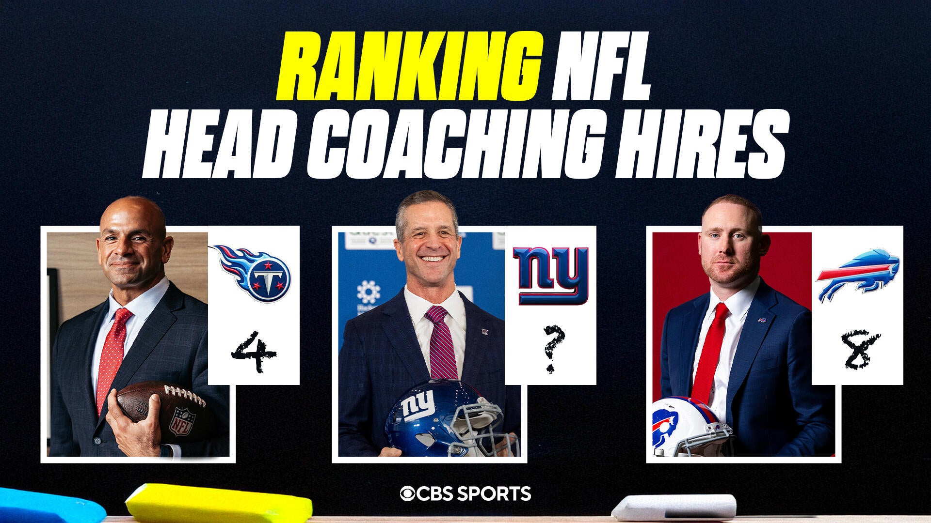 Ranking NFL Coaching Hires This Cycle Stream of National Football ...