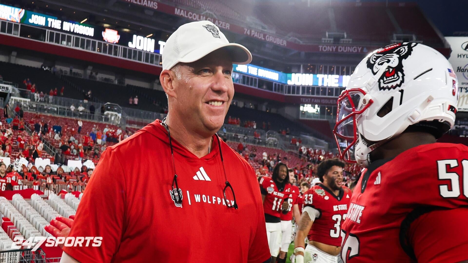 NC State HC Dave Doeren discusses his former players playing in Super ...