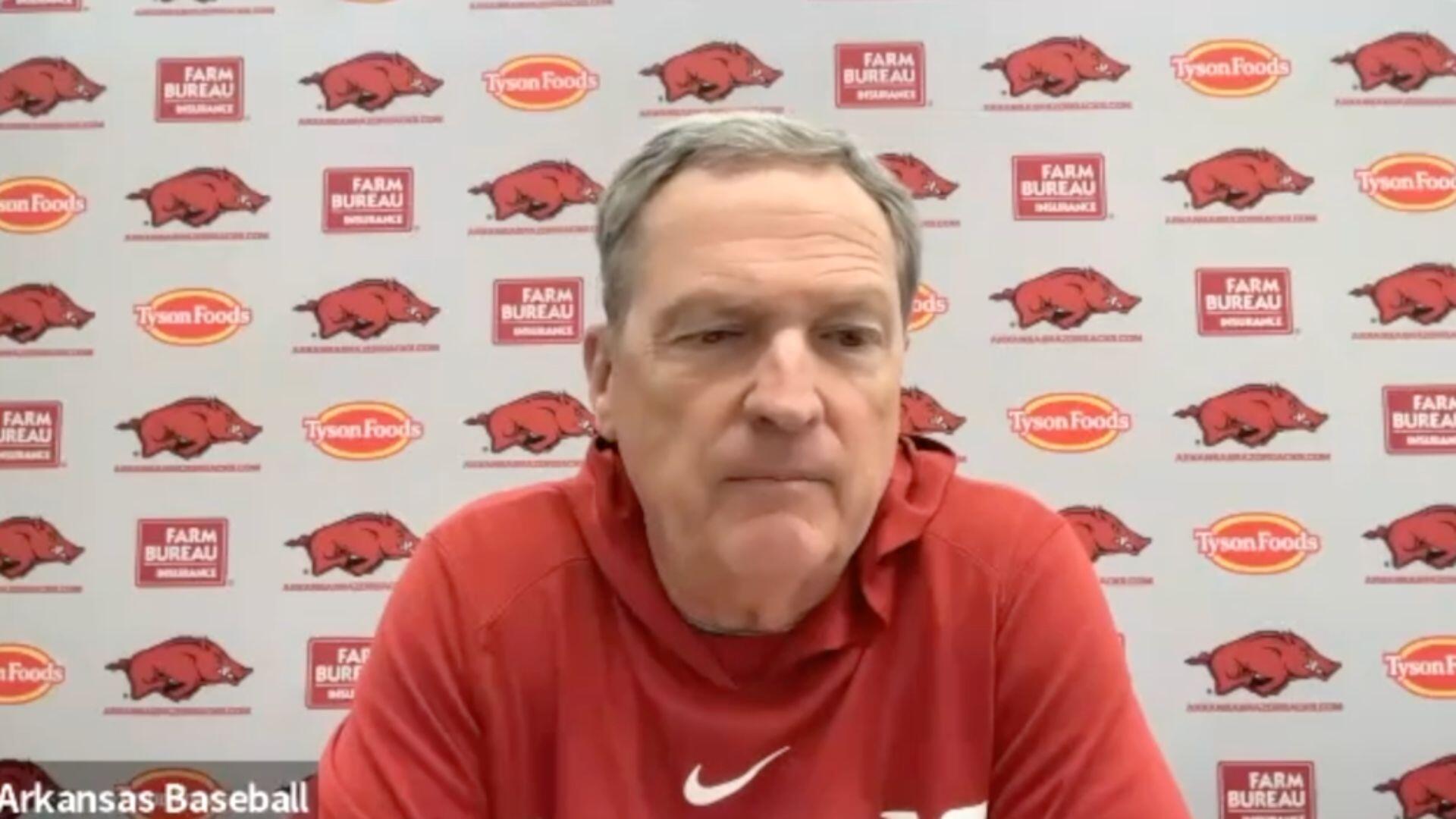 Arkansas' Dave Van Horn gives latest Nolan Souza recovery update Stream ...