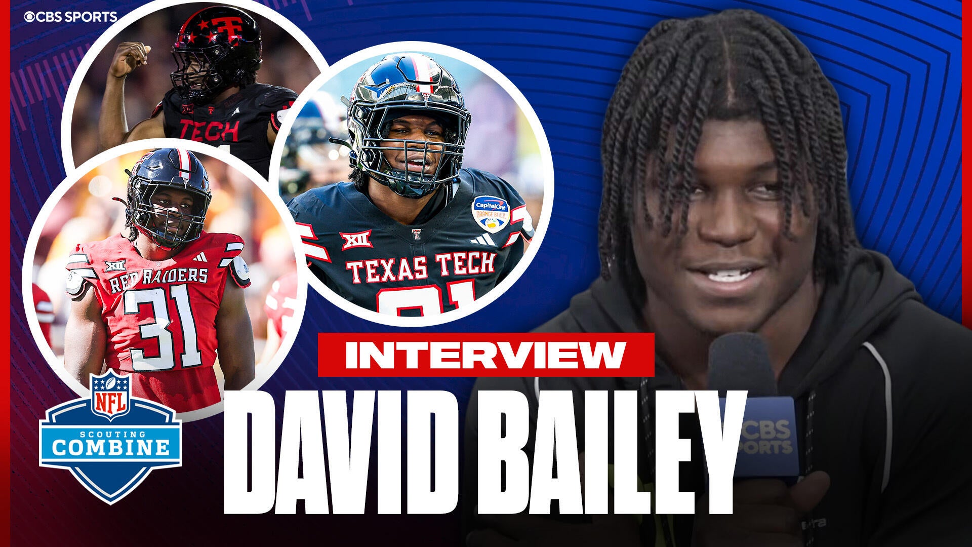 David Bailey NFL Combine Interview Stream of National Football League ...
