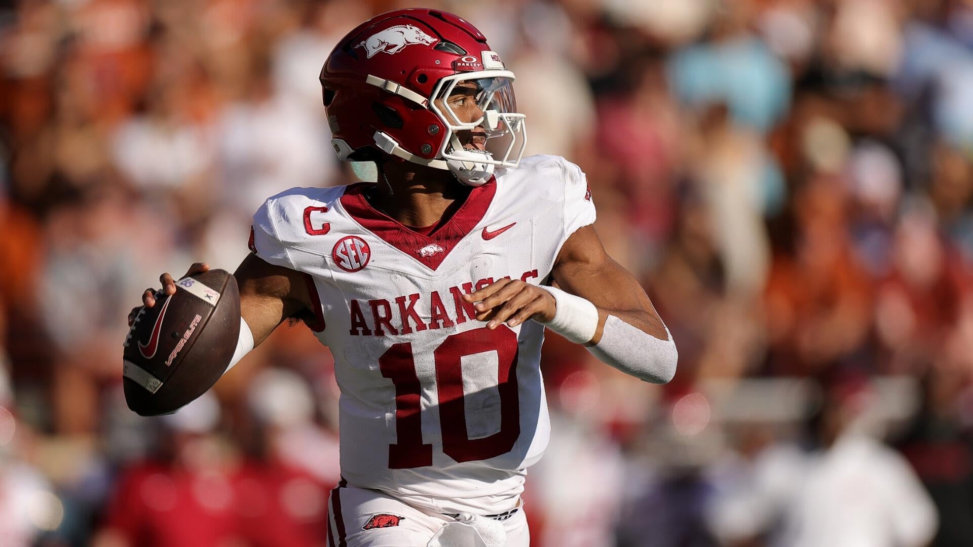 QBs That Can Catapult Stock: Taylen Green (Arkansas) Stream of National ...
