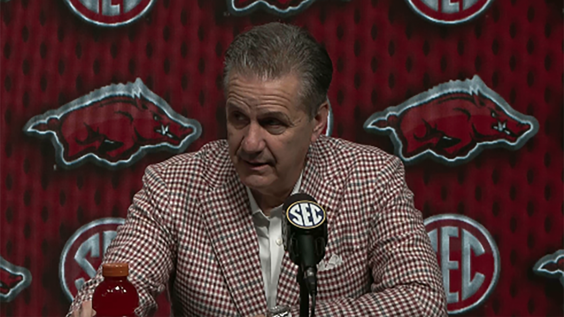 John Calipari, Darius Acuff & Trevon Brazile: Arkansas 82, Oklahoma 79 ...