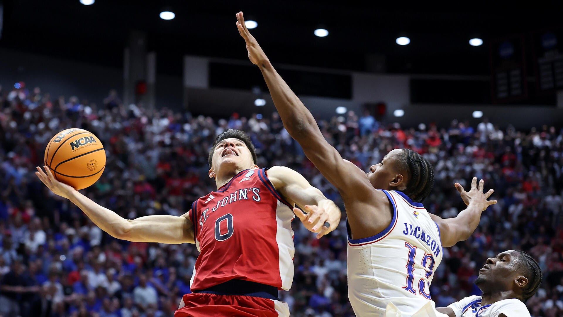 Dylan Darling Drills Buzzer Beater To Lift St. John's Over Kansas ...