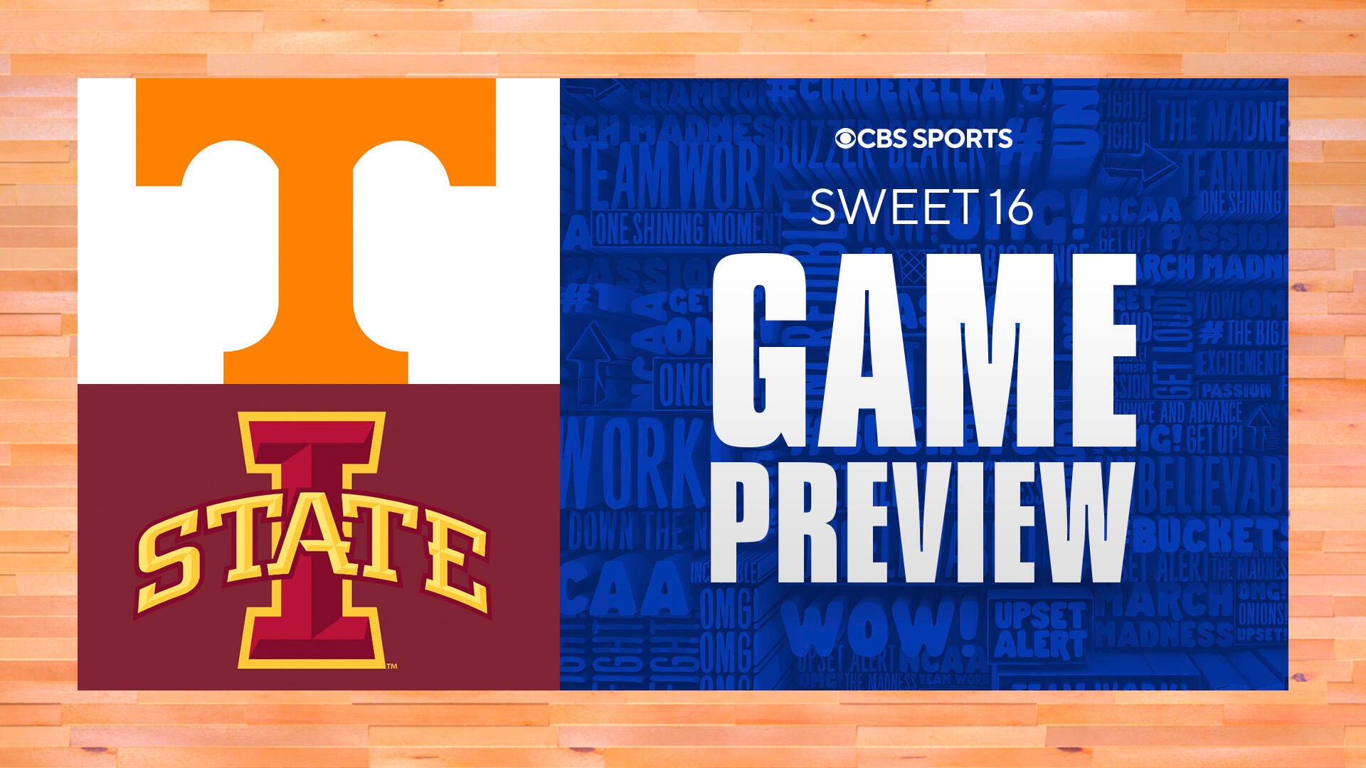 Sweet 16 Preview: No. 6 Tennessee vs. No. 2 Iowa St Stream of NCAA ...