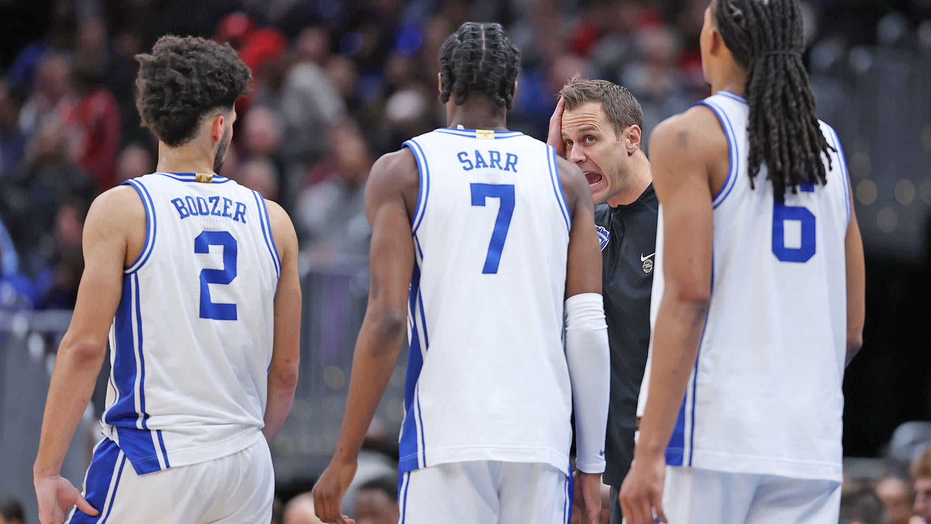 'I don't have the words': Duke's Jon Scheyer crestfallen as he speaks ...