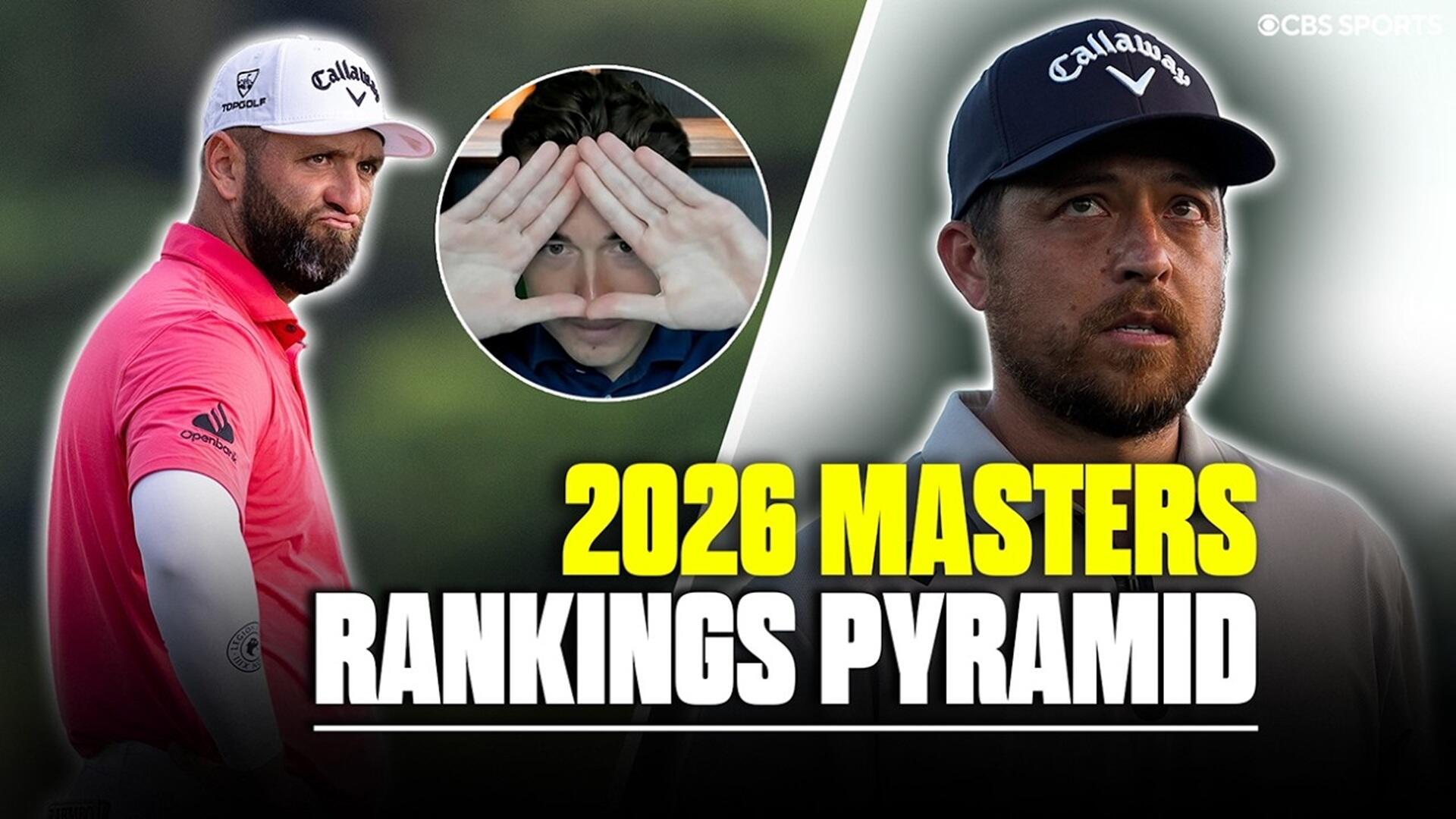 THE PYRAMID - 2026 Masters Power Rankings | Golf on CBS Stream of Golf ...