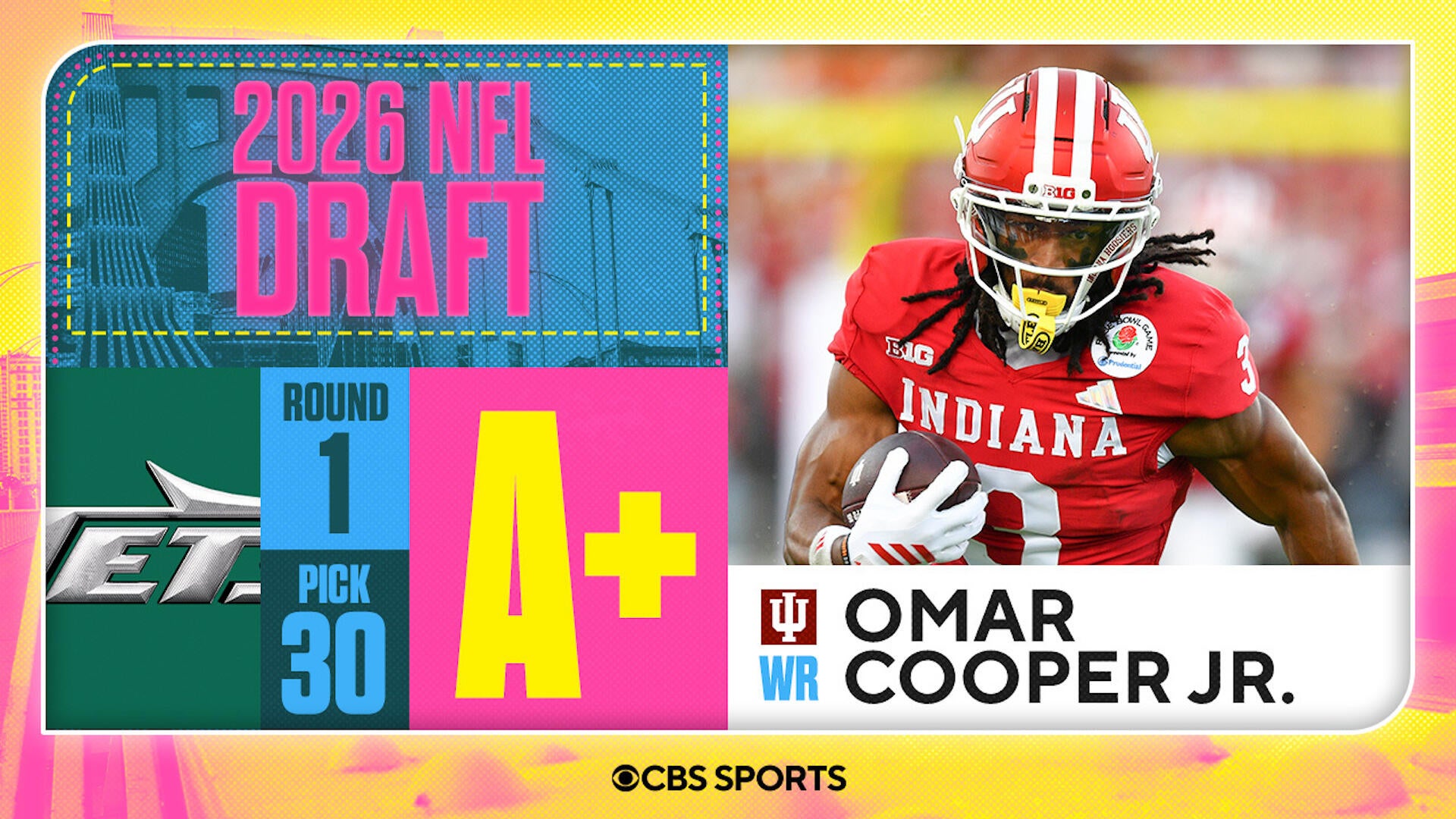 2026 NFL Draft Grades: Jets Select Omar Cooper Jr. No. 30 Stream of ...