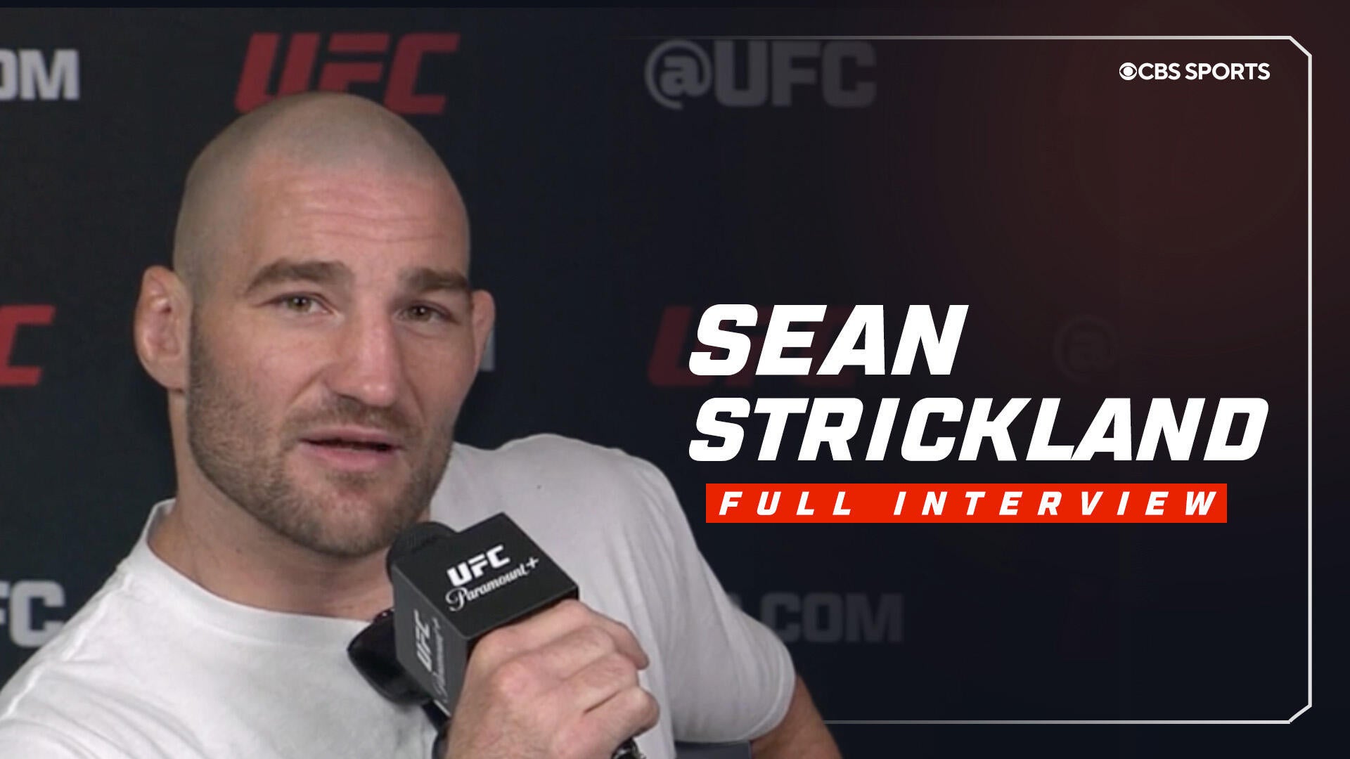 UFC 328 Interview: Sean Strickland Stream of UFC - CBS Sports