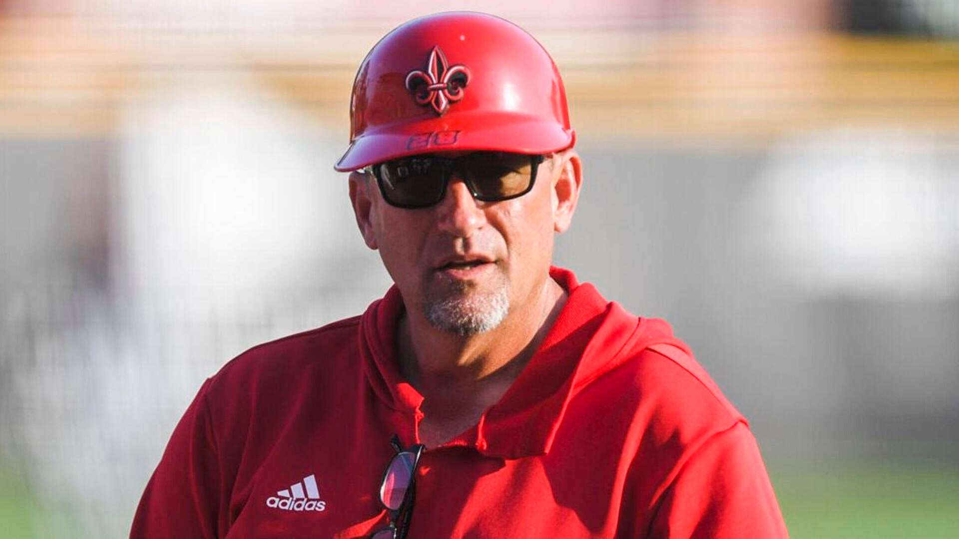 Louisiana Ragin' Cajuns Andrew Herman, Lee Amedee, Coach Matt Deggs ...