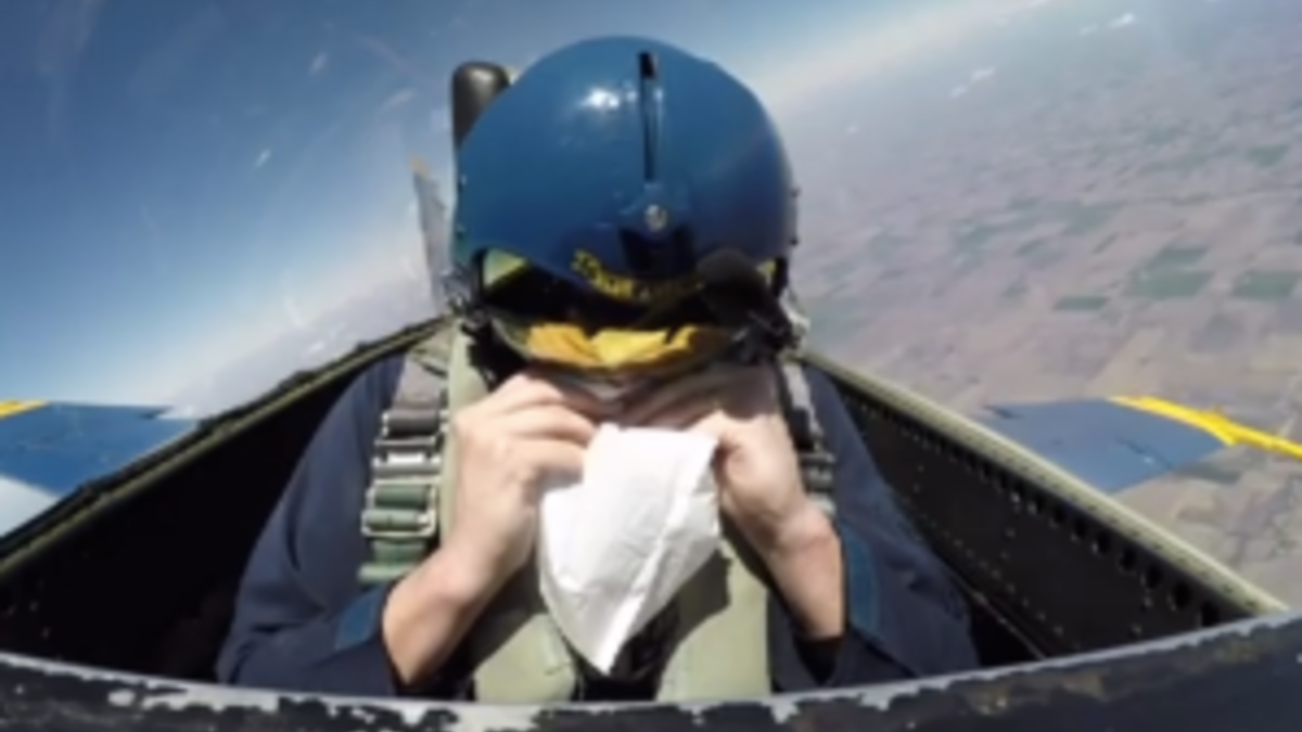 WATCH: Nebraska coach Tim Miles gets sick flying with Blue Angels ...
