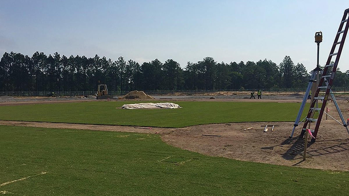 LOOK: The baseball field being built at Fort Bragg is coming along ...
