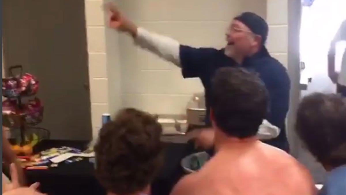 WATCH: UNC lacrosse coach celebrates with monster dab - CBS Sports