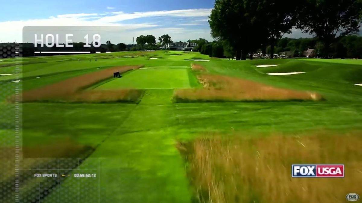 WATCH: Drone footage of the 2016 U.S. Open course is spectacular - CBS ...