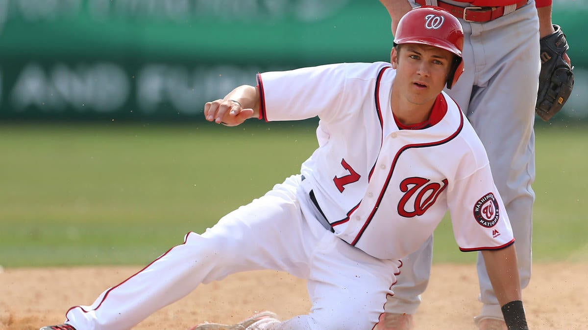 Nationals Shore Up Biggest Holes By Recalling Shortstop Prospect Trea Turner Cbs Sports