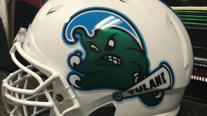 LOOK: Tulane has some interesting new helmets to go along with their ...