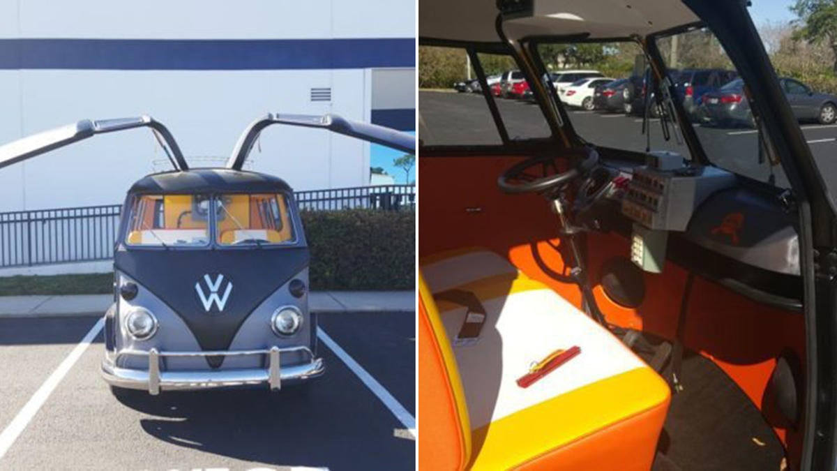 LOOK: Panthers player is selling his 'Back to the Future'-themed VW Bus ...
