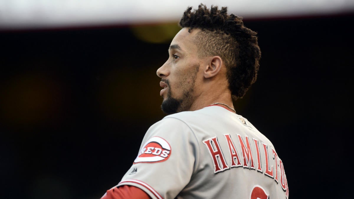 WATCH: Reds' Hamilton exits game after being hit by Cubs' inside-the ...