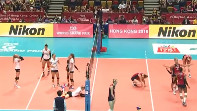 WATCH: This incredible volleyball rally is well worth a minute your ...