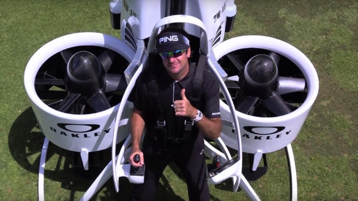 WATCH: Bubba Watson's jetpack will make your round of golf much quicker ...