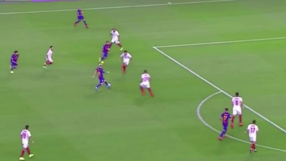 WATCH: Barcelona star Messi shows off footwork with fancy assist in ...