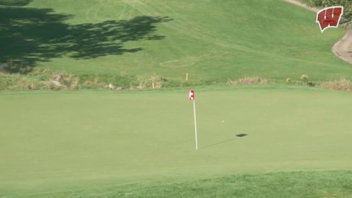 WATCH: This college golfer's slam dunk hole-in-one is truly ...