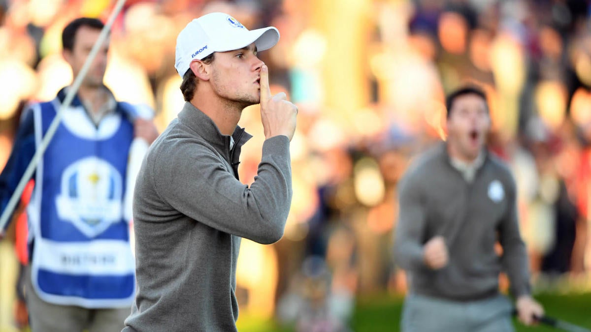 LOOK: Rookie keeps Ryder Cup intense by shushing American crowd on ...