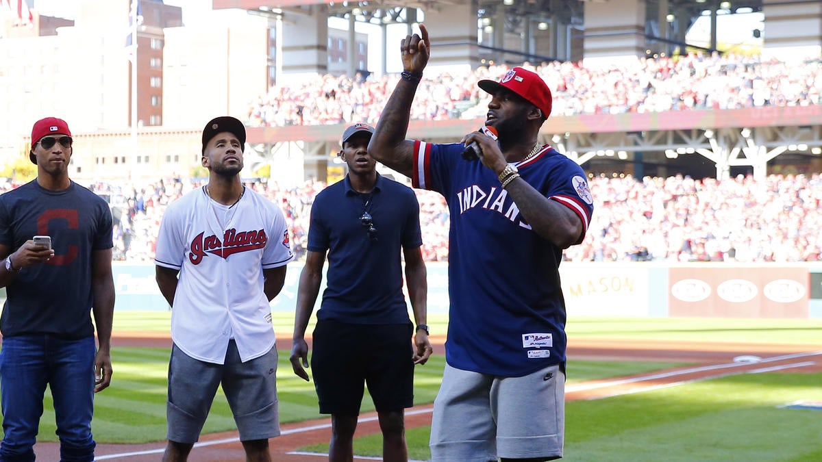 LOOK: LeBron James is happy about the Indians advancing to the World ...