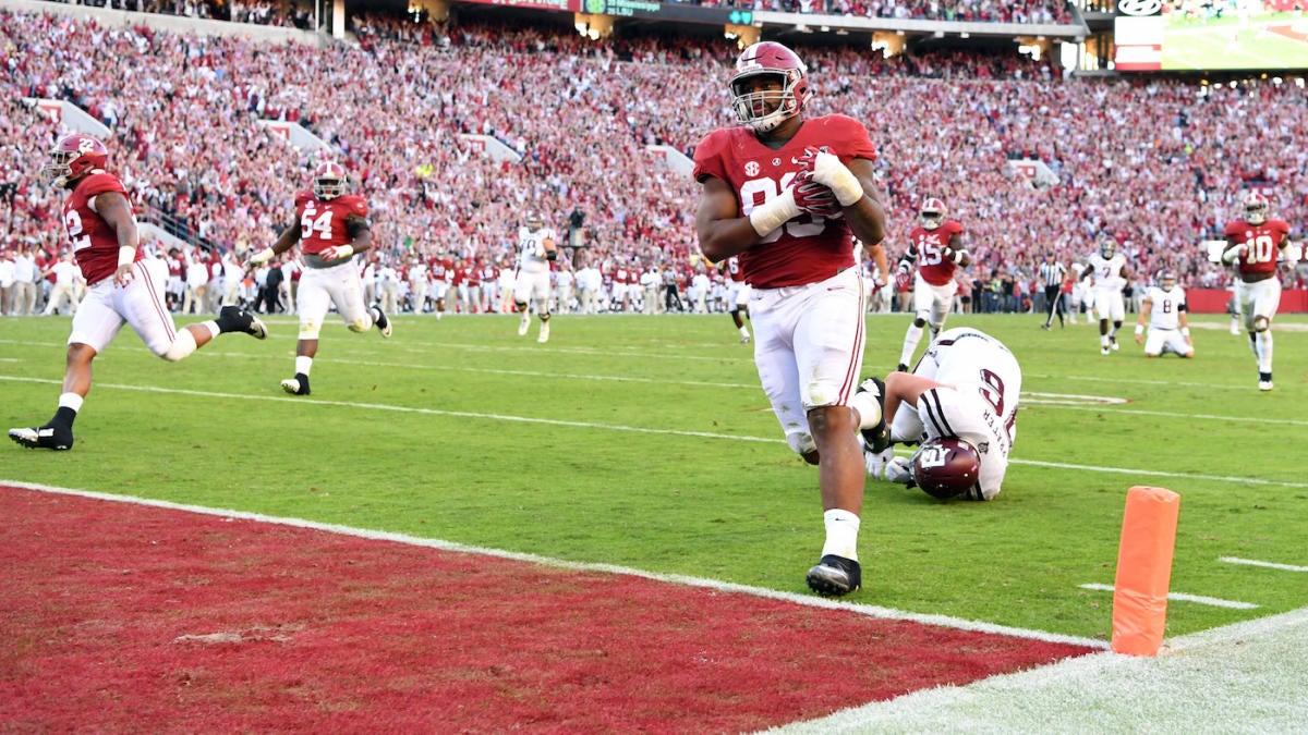 WATCH: Jonathan Allen scores 12th non-offensive touchdown for Alabama ...