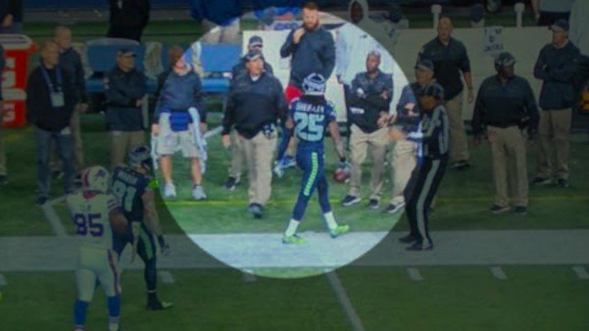 WATCH: Richard Sherman stares down Rex Ryan after interception - CBS Sports