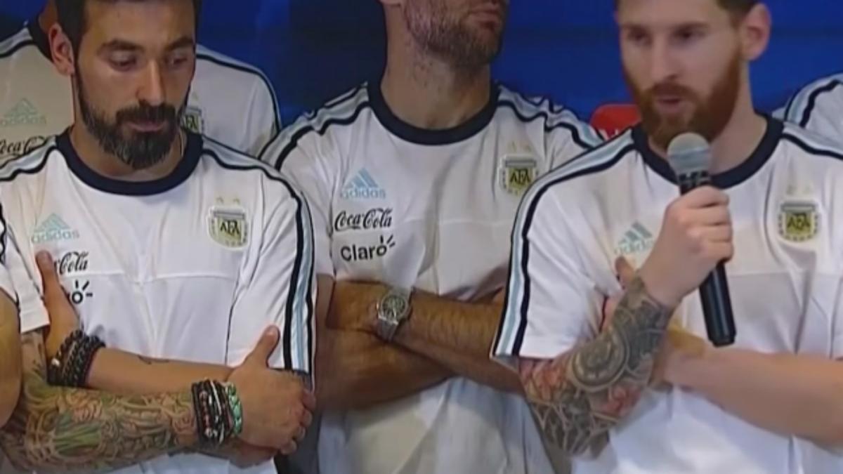 Messi leads Argentina's boycott of media after teammate's alleged drug ...