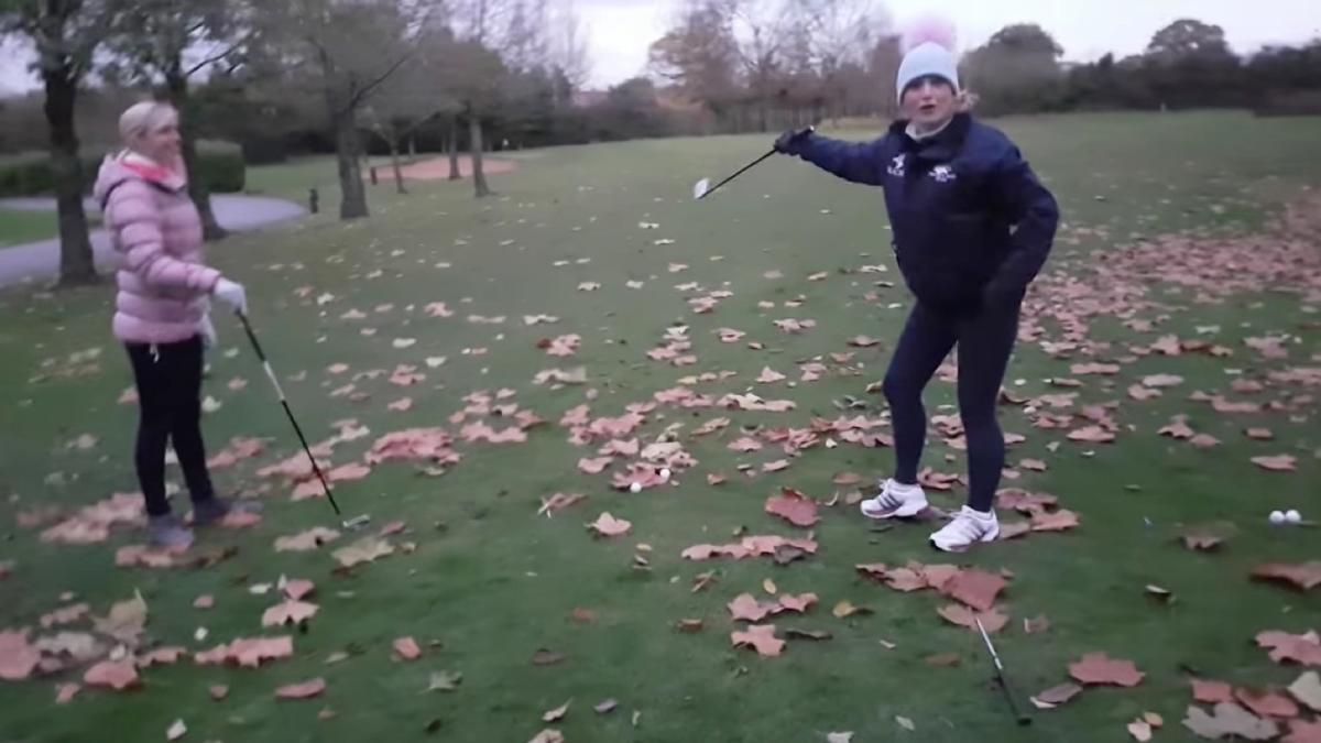 WATCH: English woman makes a hole-in-one during her first golf lesson ...