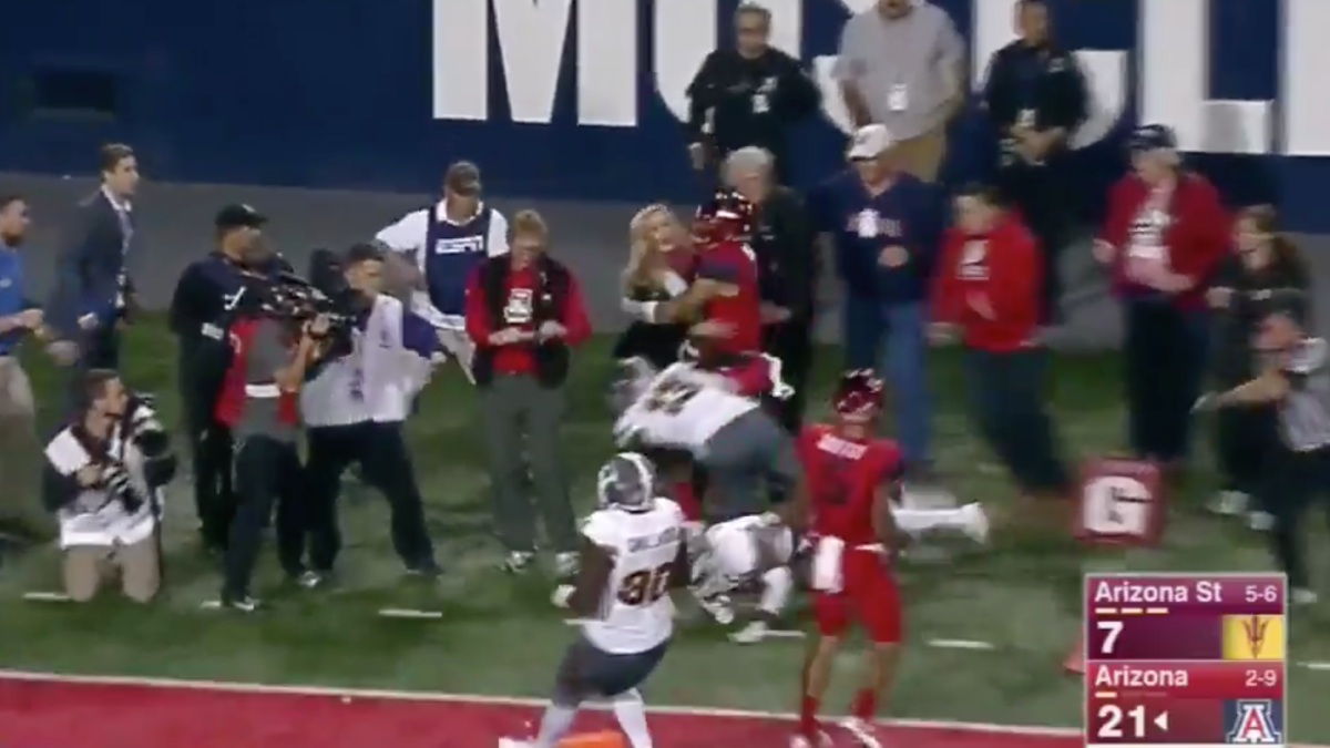 Watch as Miss Arizona proves to be a trooper after being trucked by ...