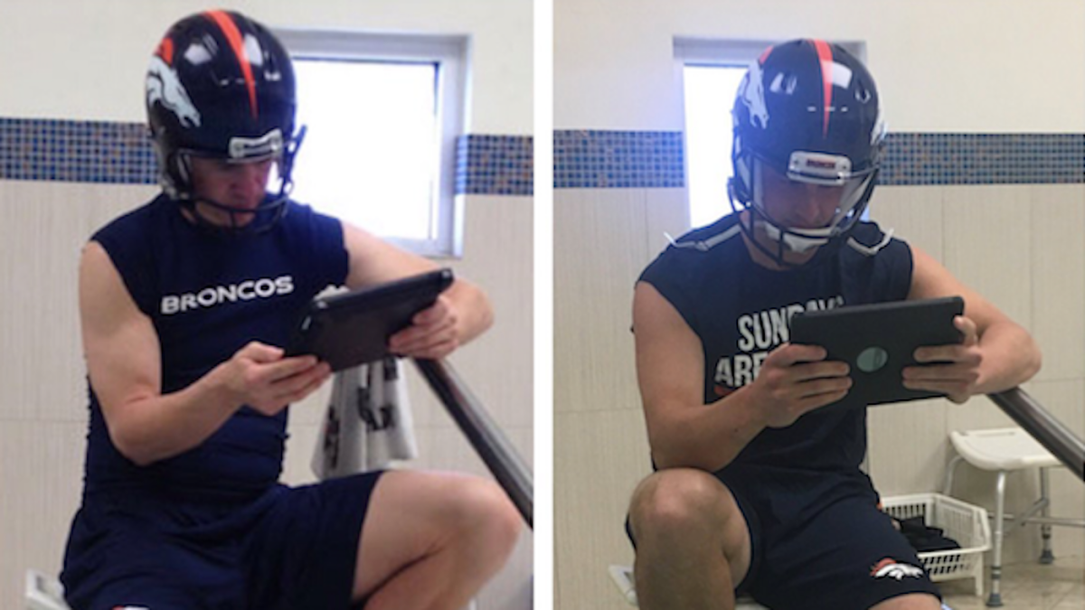 LOOK: Trevor Siemian perfectly recreates Peyton Manning cold tub photo ...