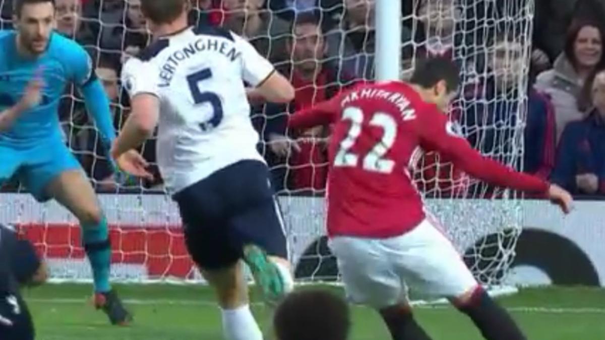 Manchester United vs. Tottenham goal highlights: Mkhitaryan scores ...