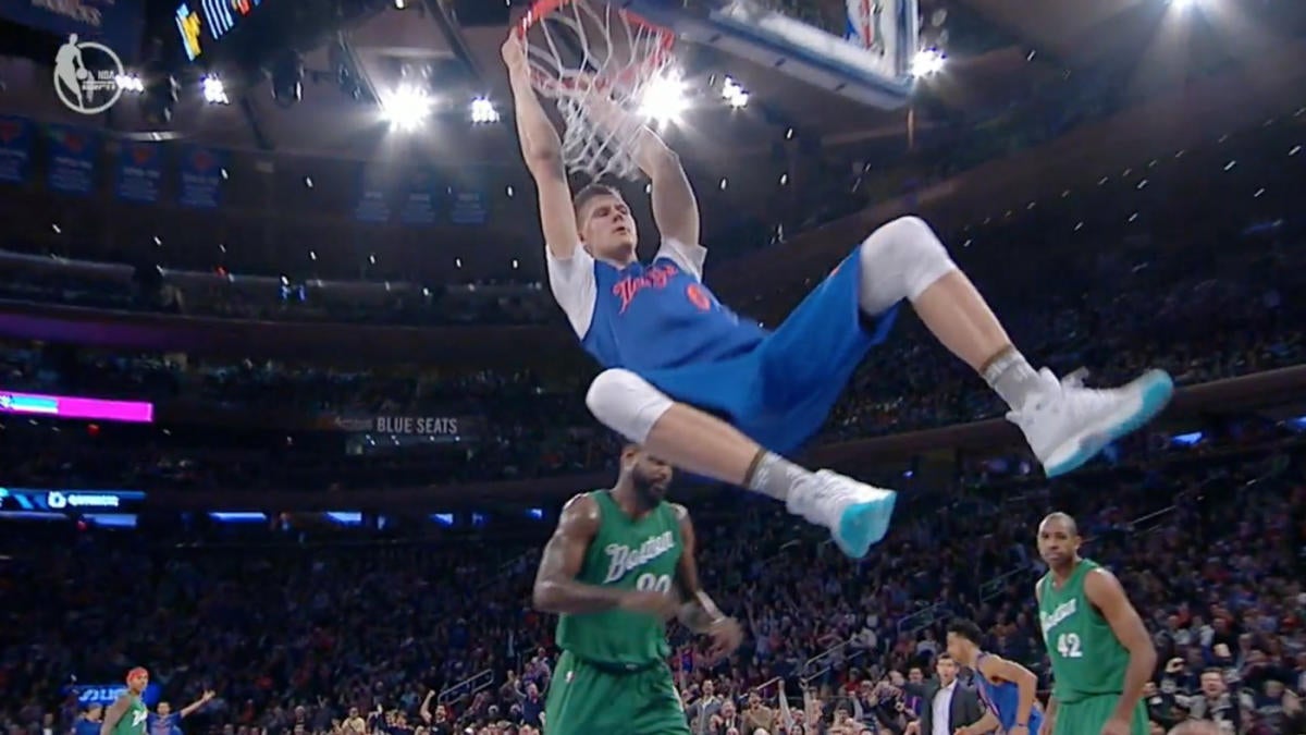 WATCH: Knicks' Kristaps Porzingis spreads holiday cheer with Christmas ...