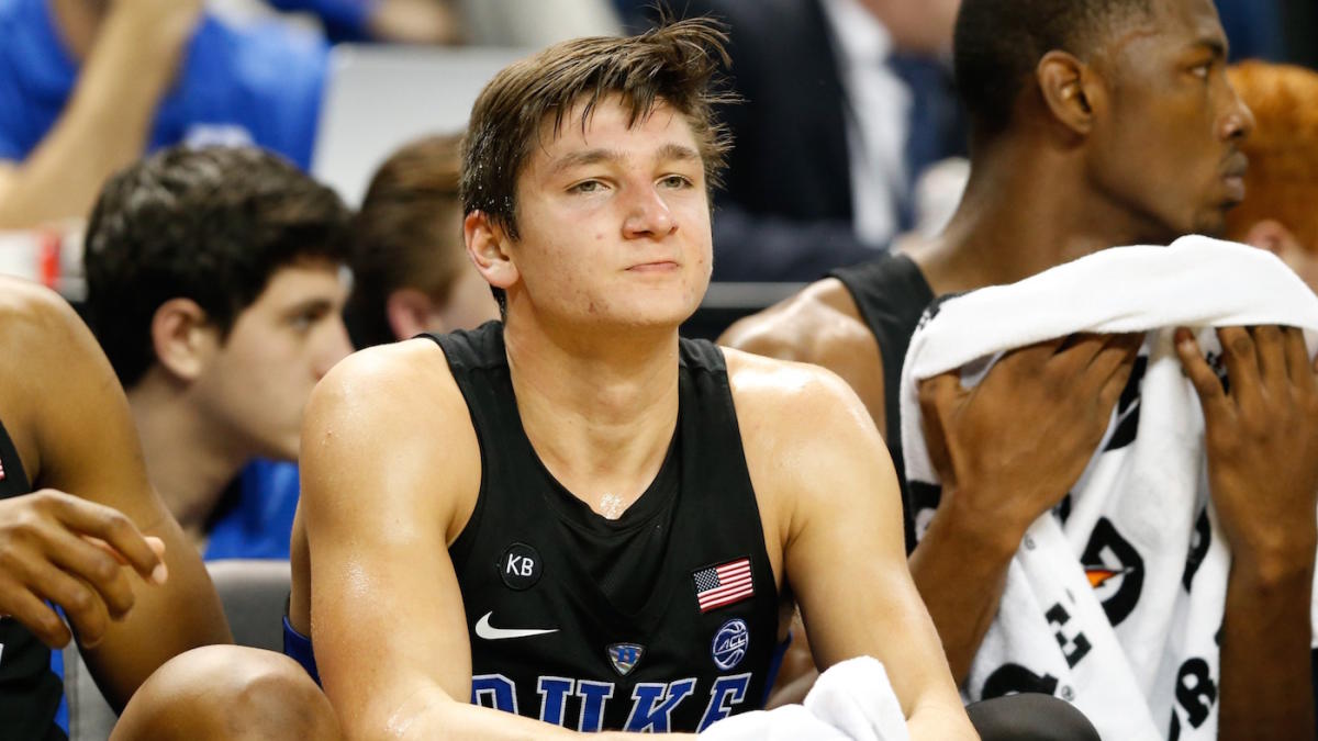 Tripping leads to stripping: Coach K says Grayson Allen is no longer ...
