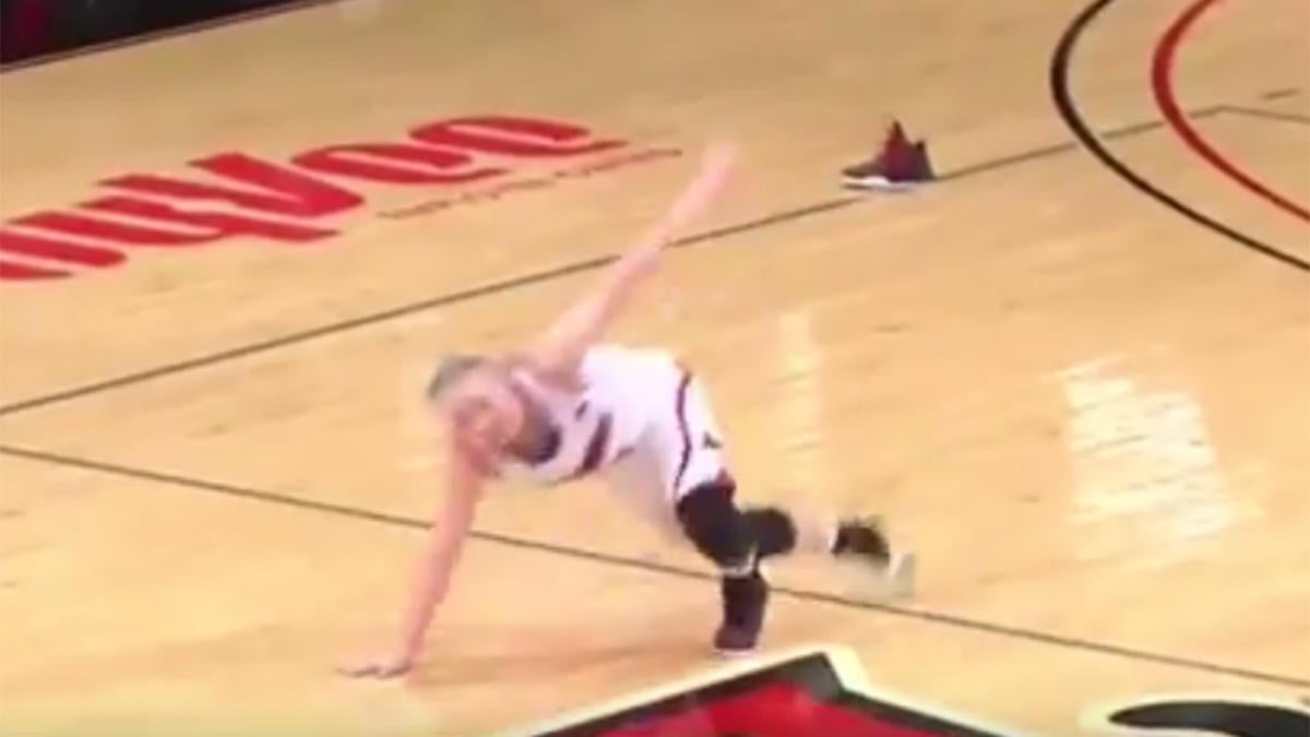 WATCH: A college basketball player lost her shoe, and it went downhill ...