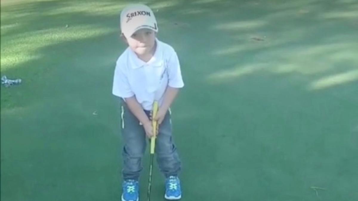 WATCH: This child prodigy is a lot better than you at golf - CBS Sports