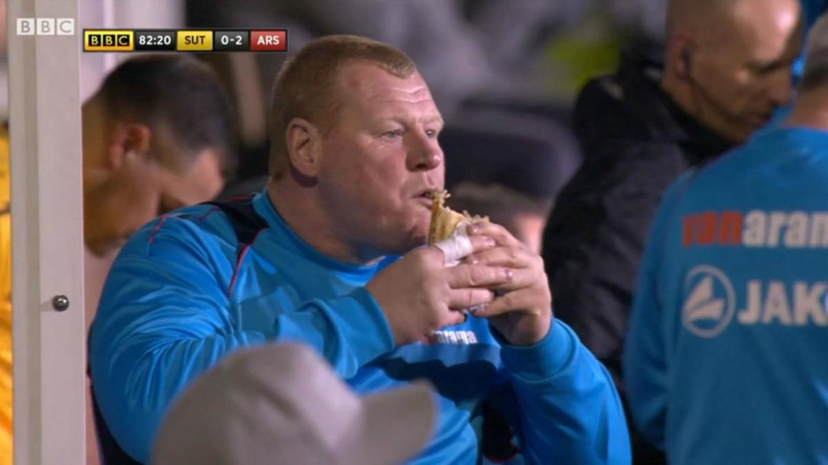 WATCH: World's new favorite soccer goalie goes to bar during game and ...