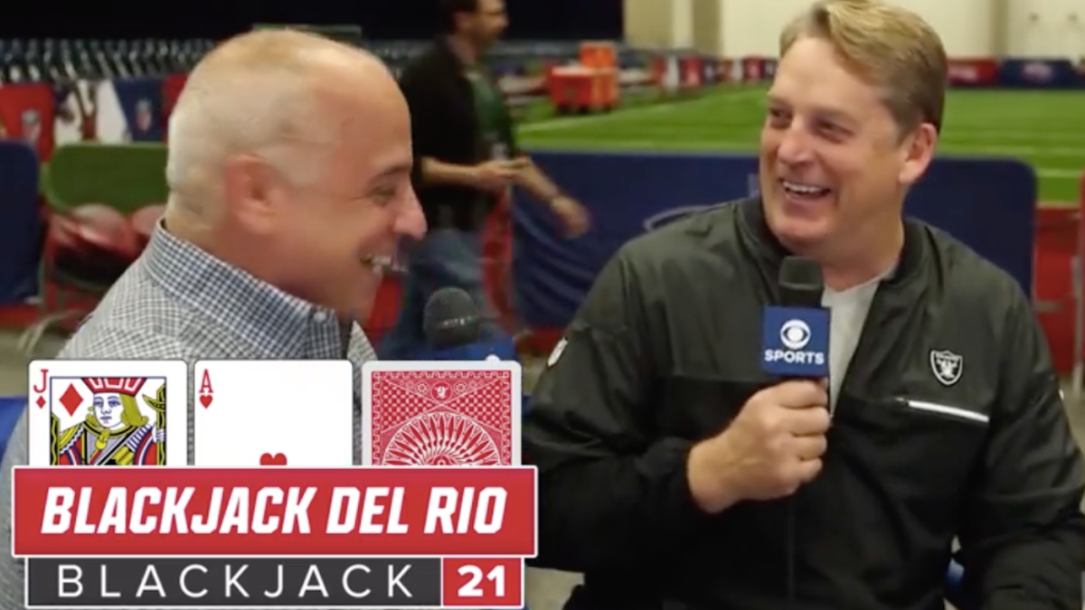 WATCH: Raiders coach Jack Del Rio is totally willing to hit on 17 ...