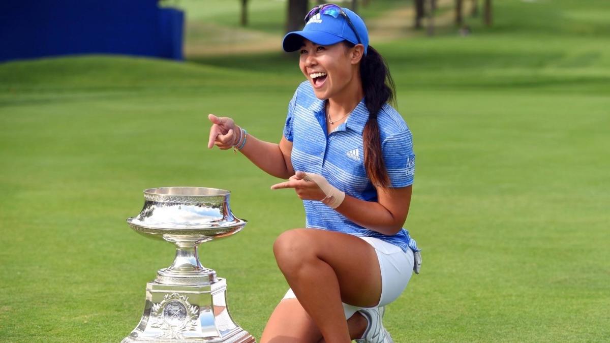 Women's PGA Championship winner eats noodles out of trophy after win ...