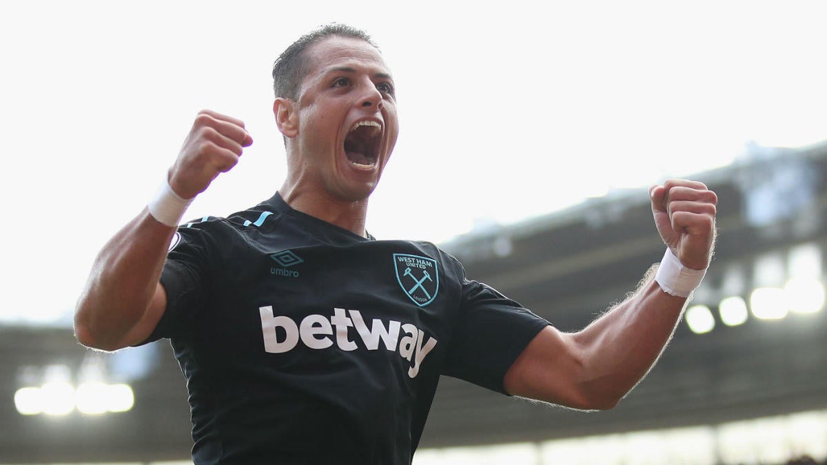 Chicharito scores first two goals for West Ham during fantastic ...