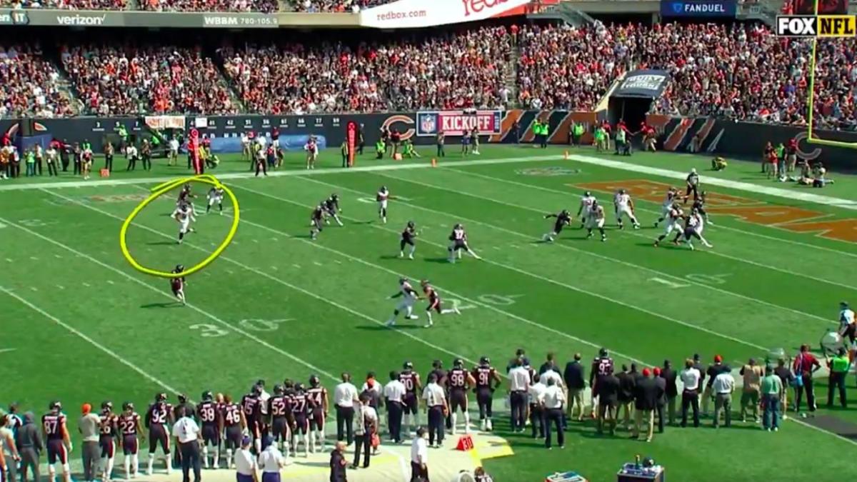 WATCH: Bears forget to cover Falcons TE, who unleashes stiff arm on 88 ...