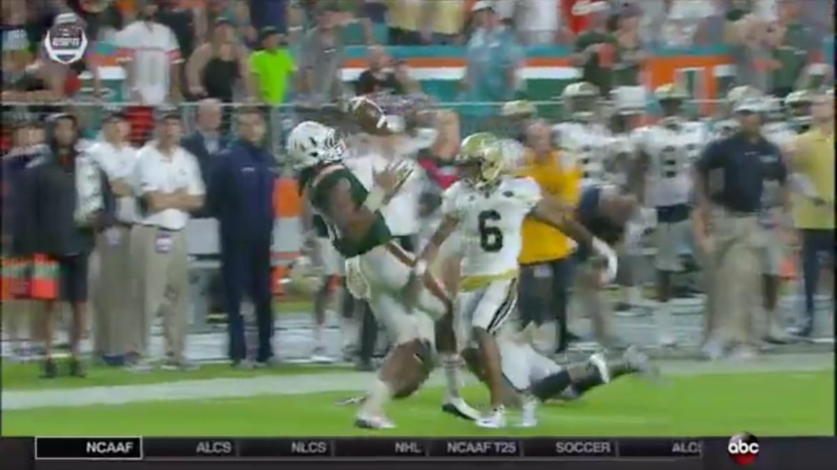 Miami vs. Georgia Tech score: Darrell Langham's catch leads Canes to ...
