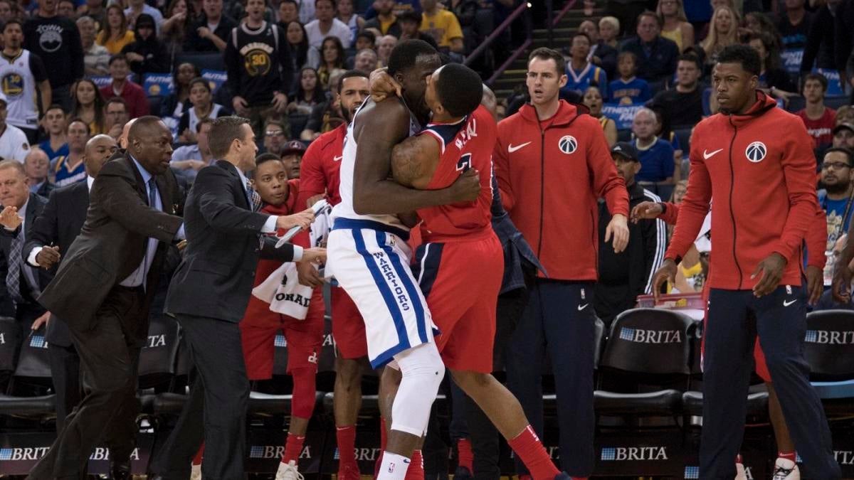 Wizards-Warriors brawl: Draymond, Beal, Oubre fined but not suspended ...