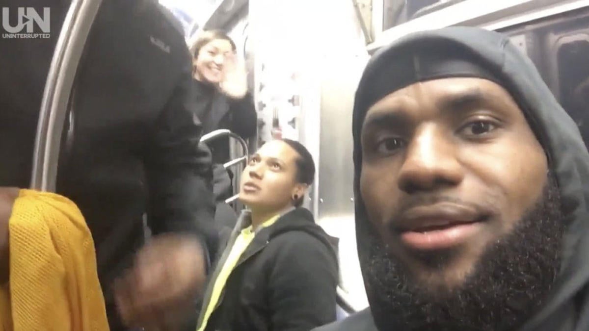 WATCH: Cavs players ride the subway in New York, LeBron ruins one man's ...